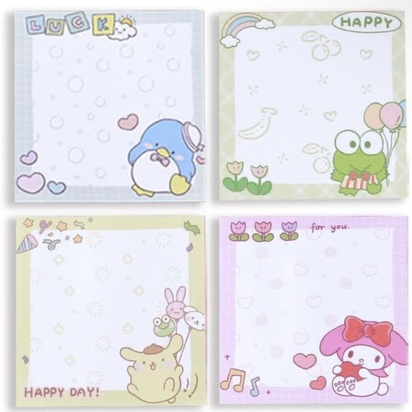 Office | Hello Kitty And Friends Sticky Notes New In Package | Poshmark